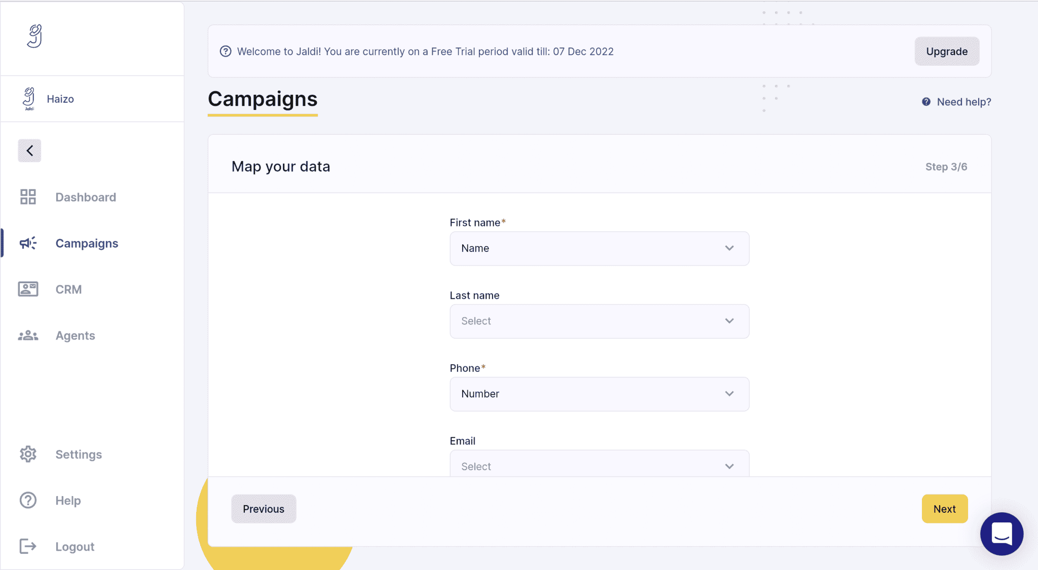 Creating a CSV campaign on Jaldi - Jaldi Tech